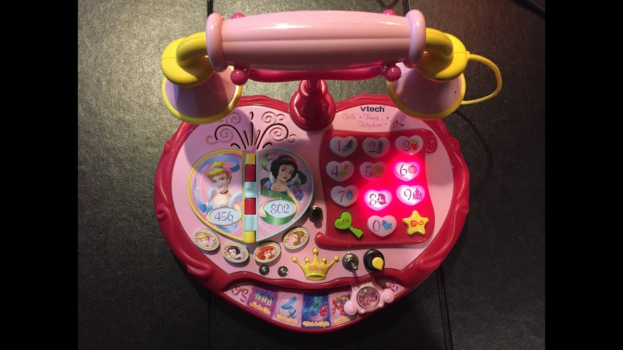 Circuit Bent Vtech Princess phone by Psychiceyeclix - YouTube