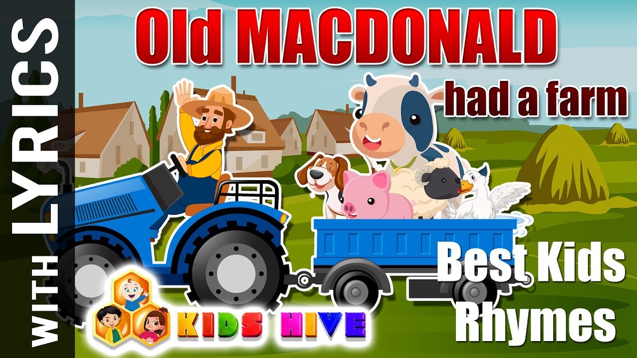 Old MacDonald Had A Farm Lyrics | Best Rhymes of 2019 | Popular kids ...