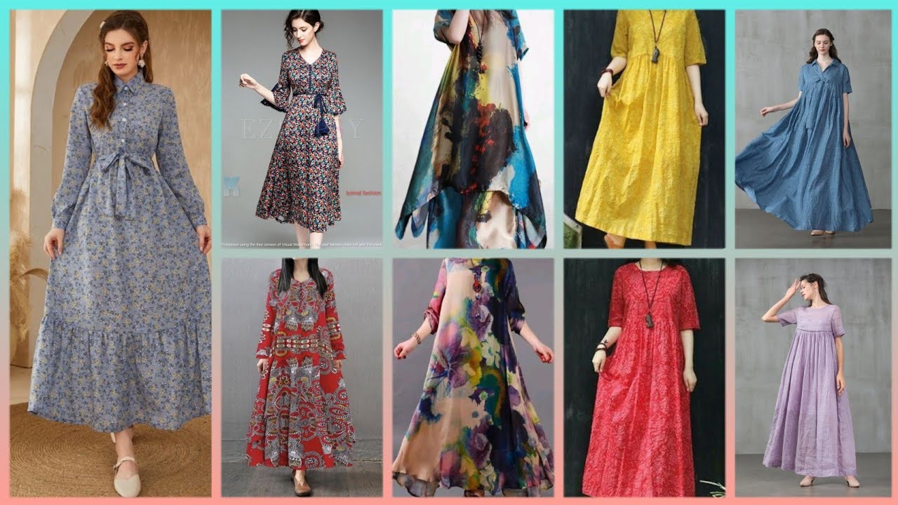 A line Frocks Designs ideas Outfitters Collections for summer 2023 ...