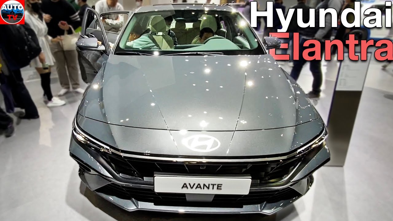 All NEW 2024 Hyundai Elantra (Avante) - FIRST LOOK interior & exterior - YouTube