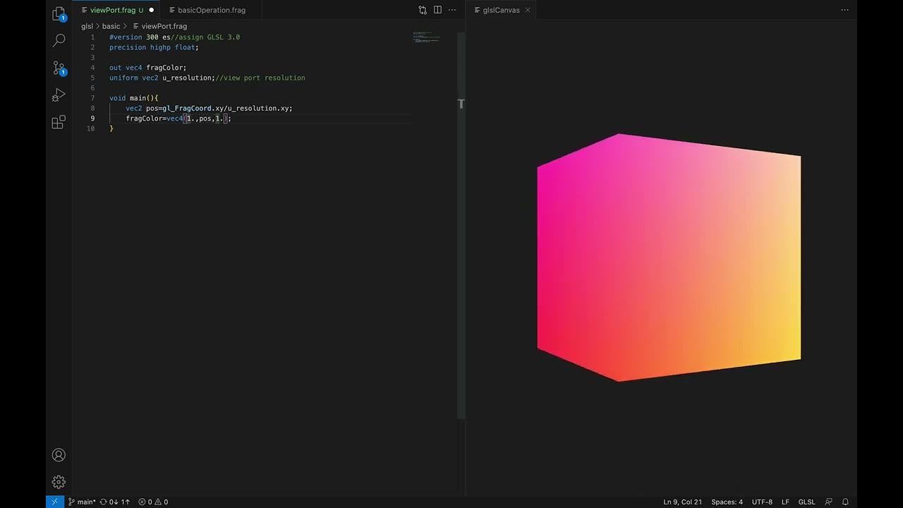 Art coding - GLSL how to use viewPort - YouTube