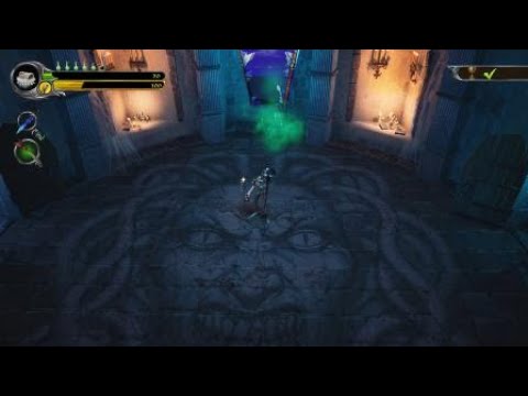 MediEvil - Stained Glass Demon Boss Fight - YouTube