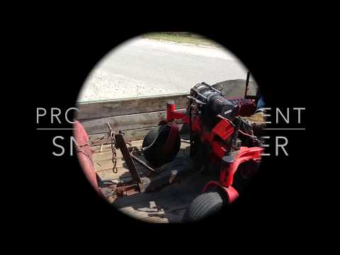 Snapper Pro Zero Turn Bulldozer Redneck Extravaganza - YouTube