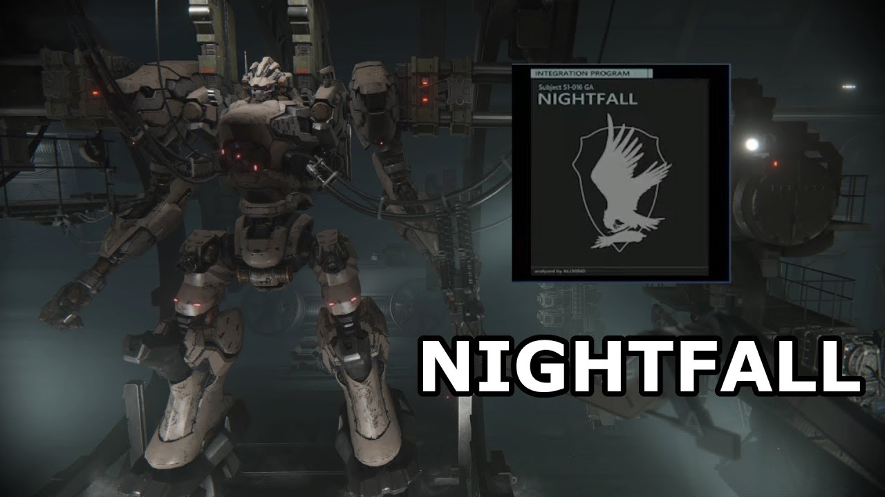 NIGHTFALL Gameplay | 51-016 GA (Raven) | Armored Core VI - YouTube