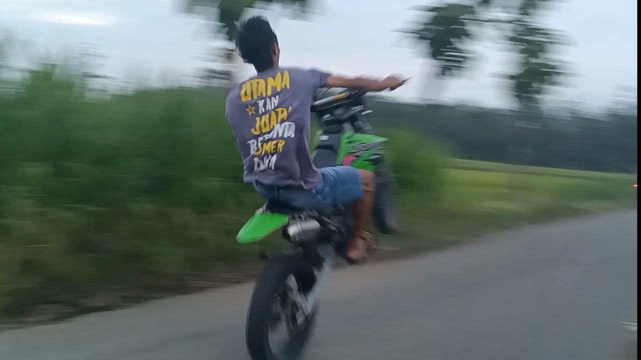 test ride klx bore up 200cc, terbang terbang - YouTube