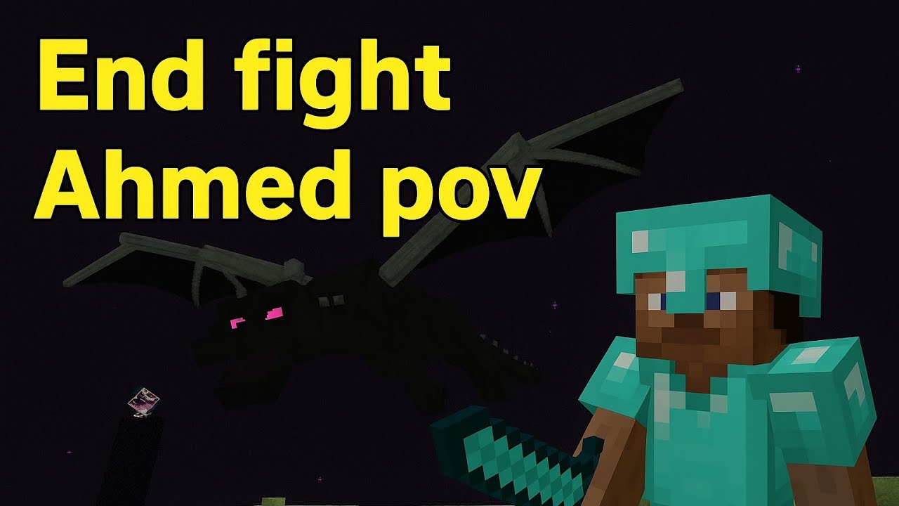Minecraft end fight | friend smp | Ahmed pov - YouTube