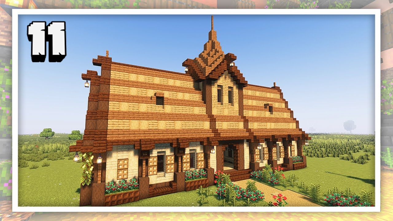 Minecraft Creative Longplay - Wooden School Build | Ep.11 | (No ...