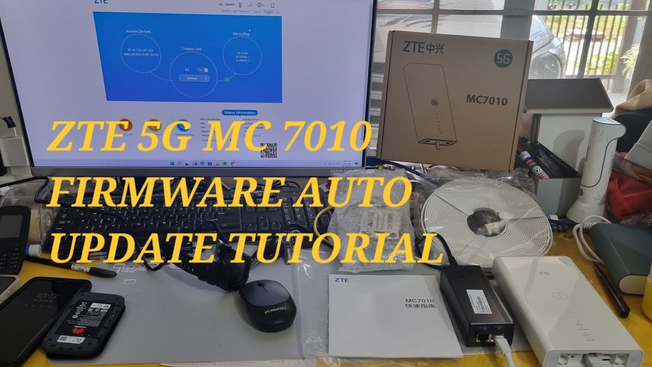 AUTO UPDATE FIRMWARE 5G ZTE CPE MC7010 OUTDOOR - YouTube
