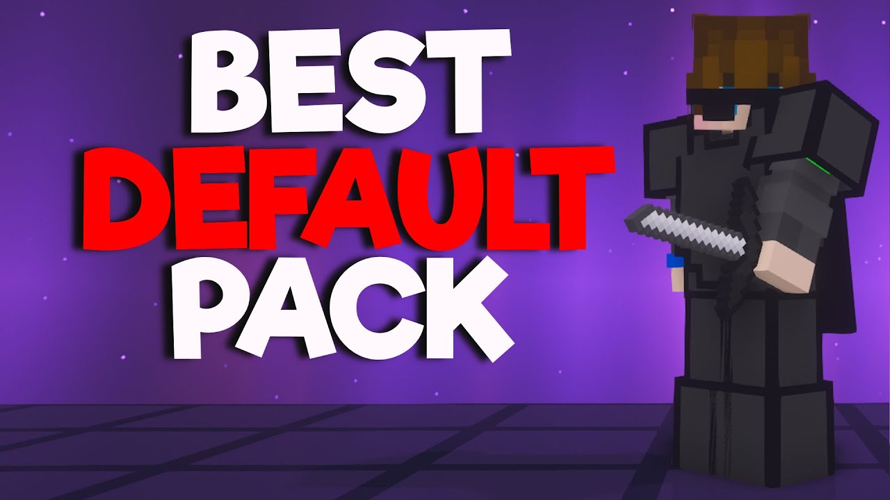 the best DEFAULT edit texture pack...? - YouTube