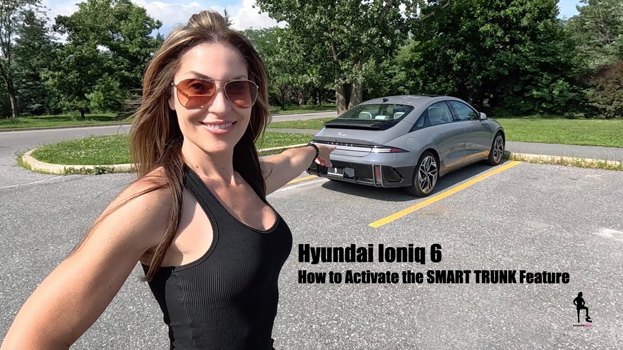 2023 Hyundai Ioniq 6: How to Activate the Smart Trunk feature - YouTube