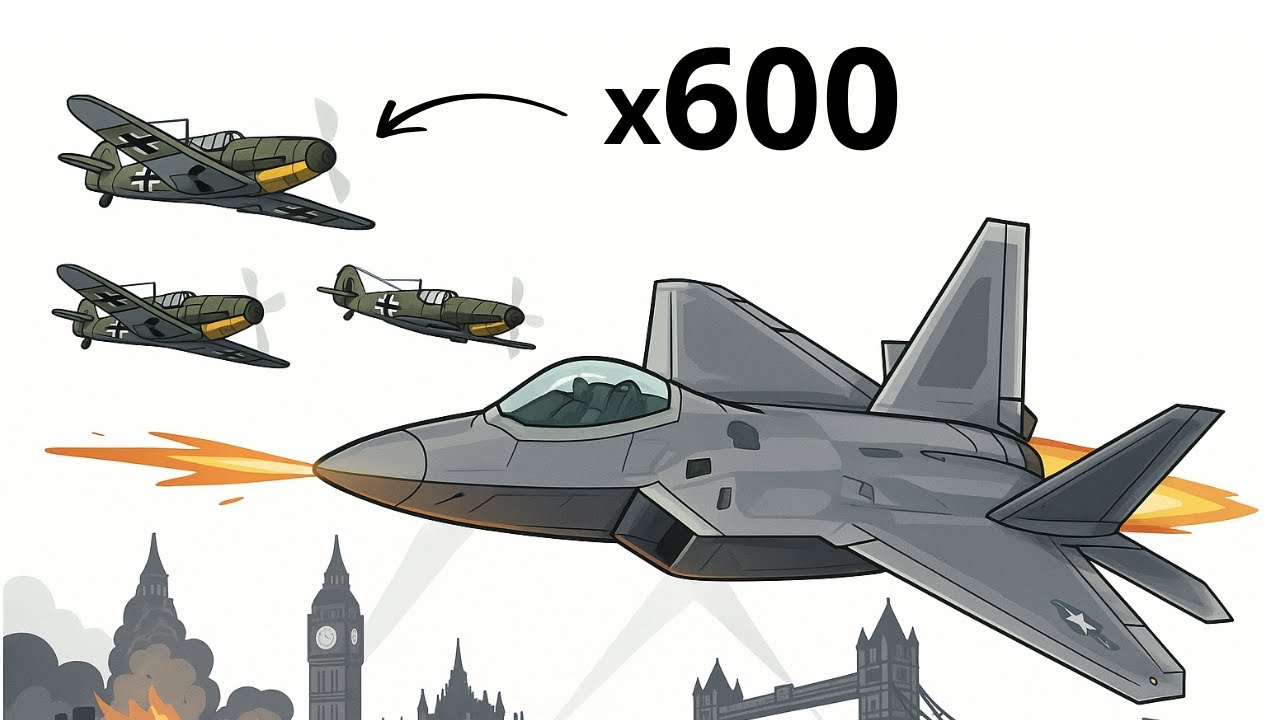 What If an F22 Raptor Defended London During the Blitz in 1940? - YouTube
