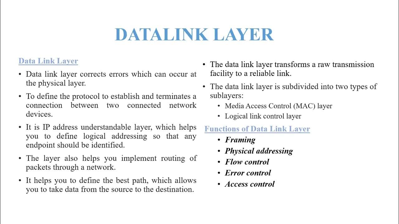 OSI Architecture | Computer Networks, Mrs. K. Padmapriya, Assistant Professor/CSE, RMDEC - YouTube
