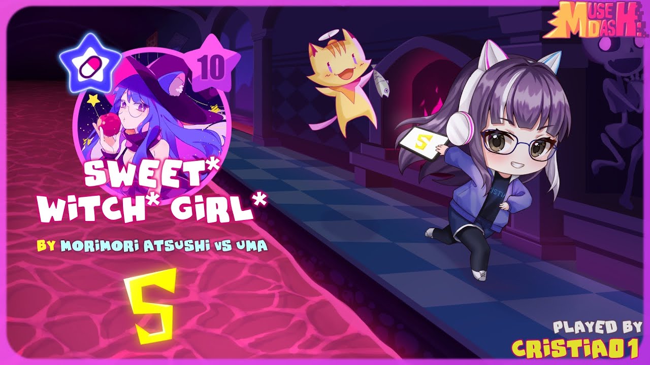 [Muse Dash] Sweet* Witch* Girl* Master (Lv 10) All Perfect - YouTube