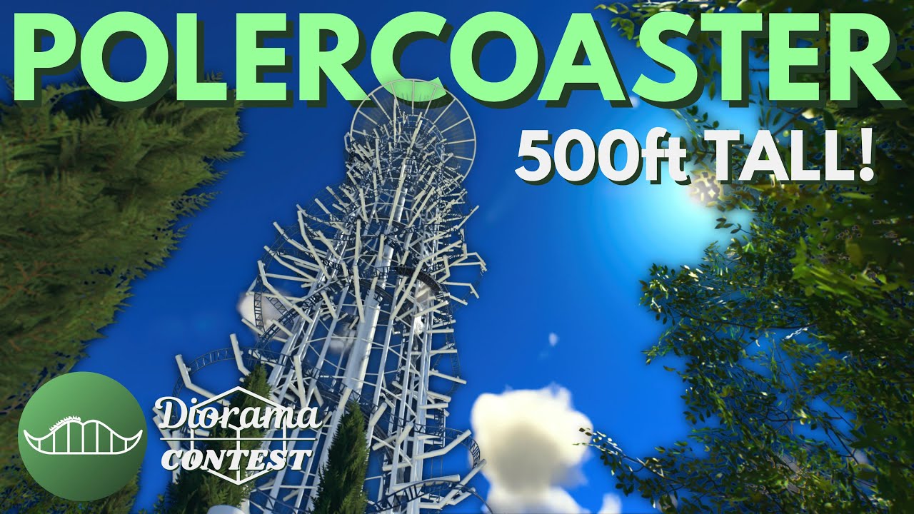 500ft TALL POLERCOASTER | Diorama Contest | Planet Coaster 2 - YouTube