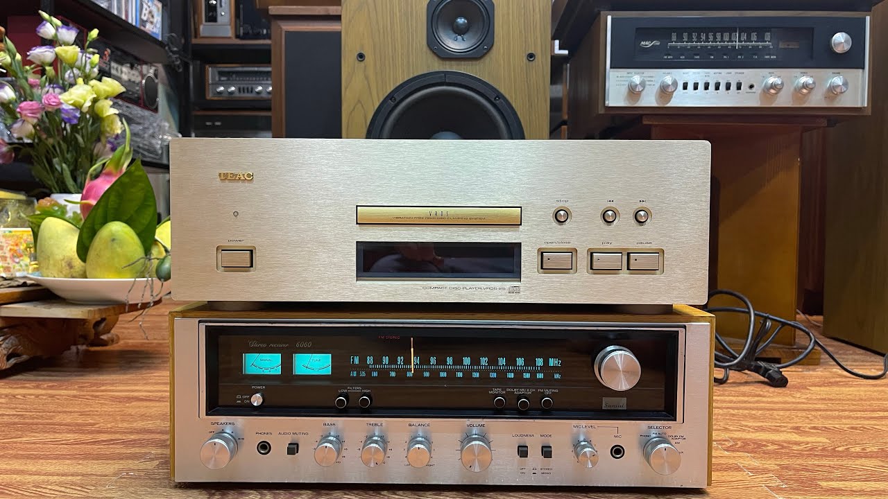 Báo giá 2 đầu Cd Teac 25& Sony 337esd, âm ly Sansui 6060. Hoàng Gia ...
