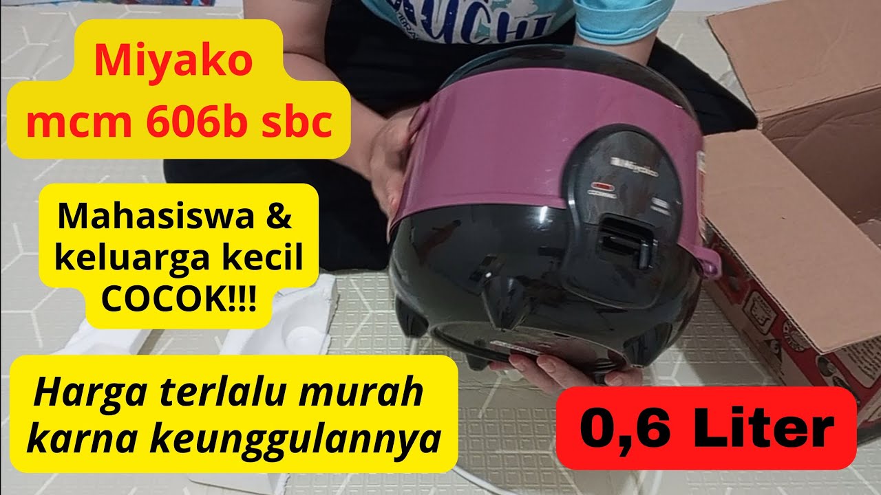 magicom miyako mcm 606b sbc 0,6 liter. murah tapi banyak kelebihannya ...