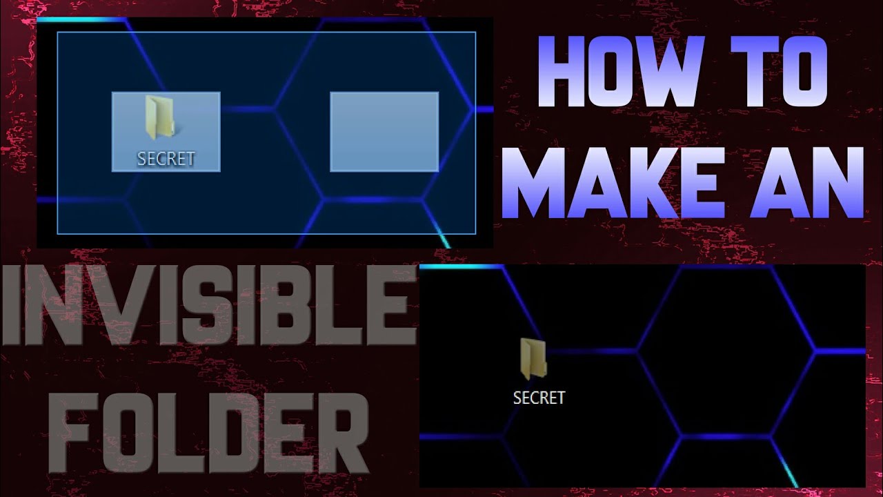 How To Make A Folder INVISIBLE On PC Difference Between Invisible YouTube How To Make A Folder INVISIBLE On PC Difference Between Invisible YouTube
