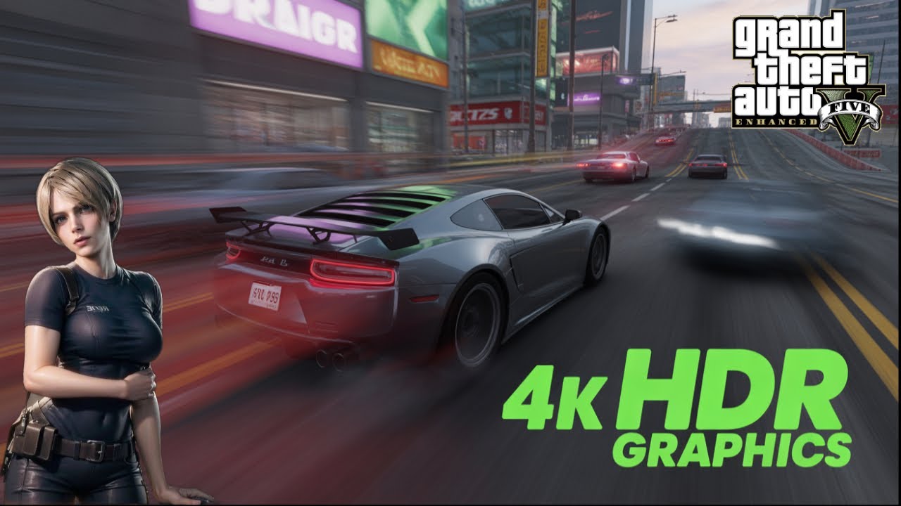 GTA 5 Enhanced Graphics Overhaul 4K HDR 120Hz - YouTube