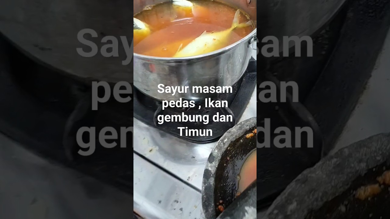 Sayur Masam pedas ikan gembung dan timun - YouTube