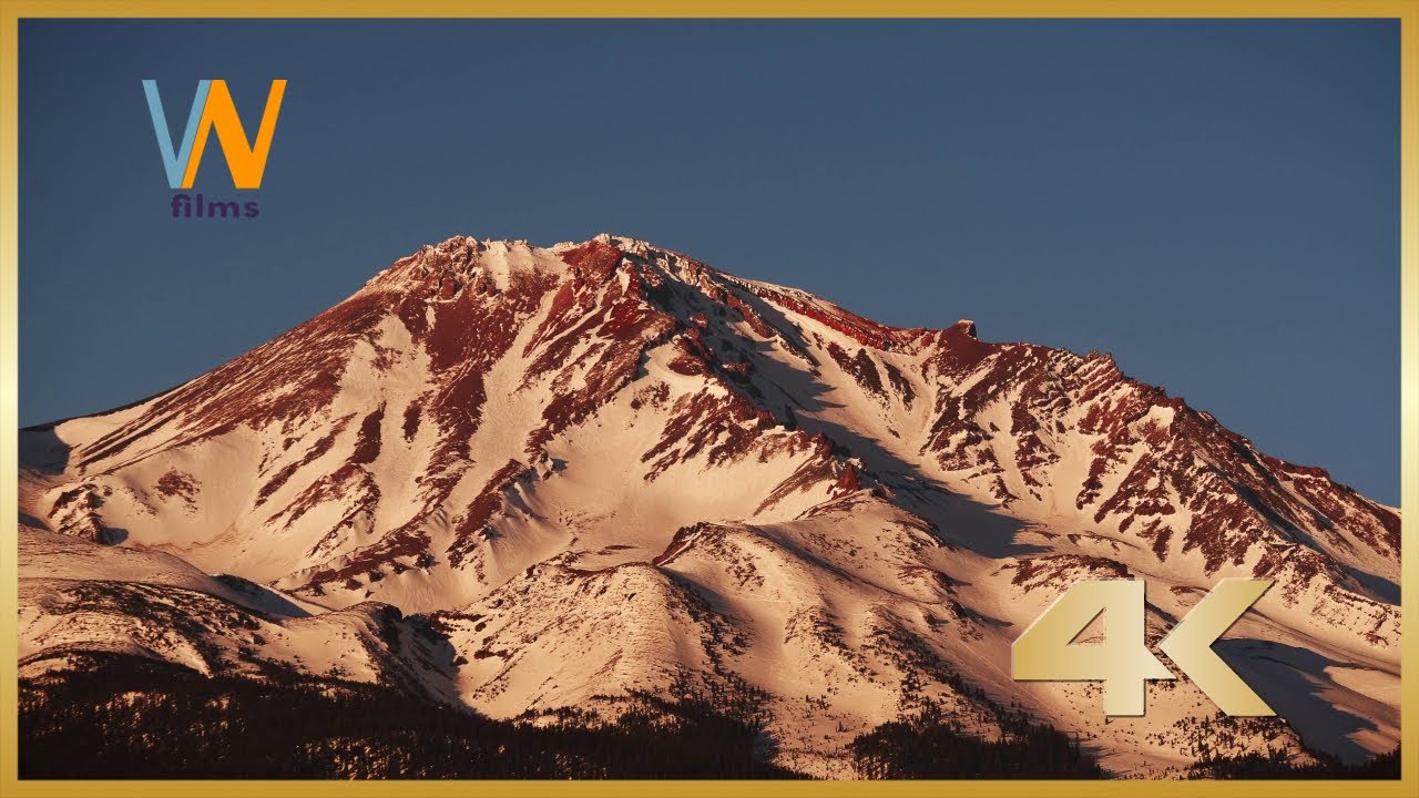 4K Relaxing California Landscape - Mount Shasta, CA - YouTube