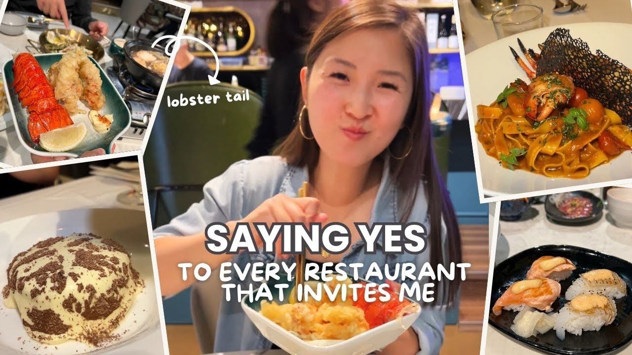 Saying YES to every restaurant that invites me - YouTube