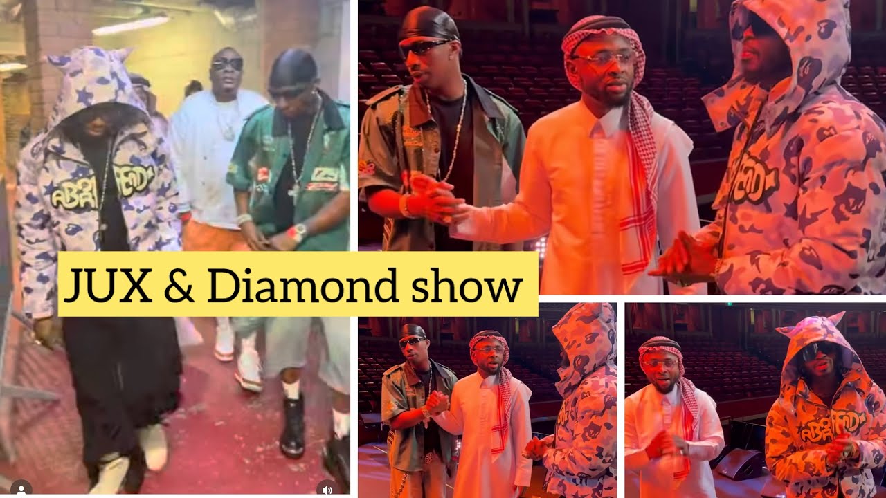 JUMA & DIAMOND PLATINUMZ READY FOR THE SHOW TONIGHT/ DIAMOND SHOW, HIS ...