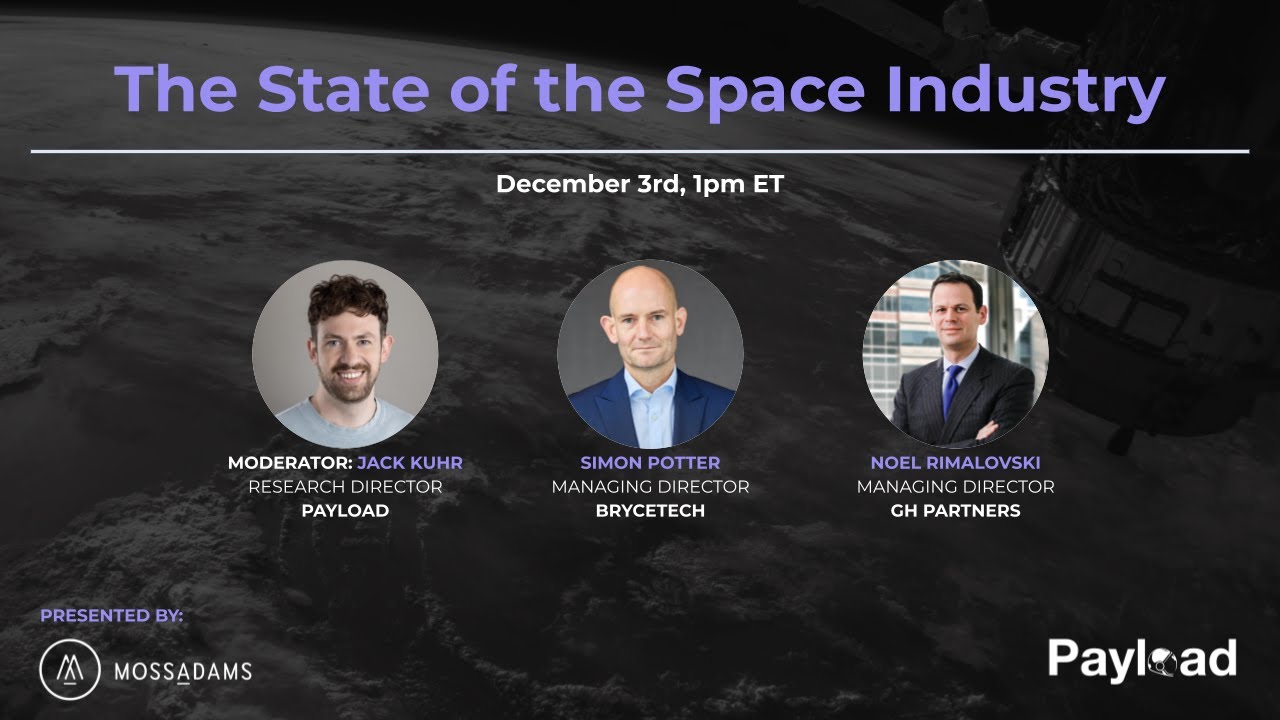The State of the Space Industry - YouTube