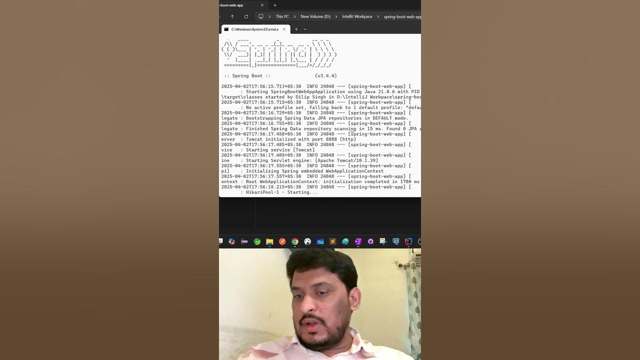 Start Your Spring Boot Application By Commands #springboot - YouTube