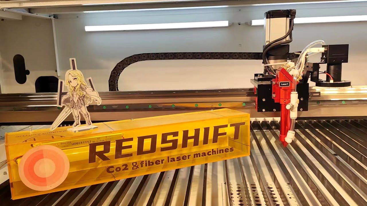 Laser Cutting Printed Acrylic with RedShift CCD Laser Cutter - YouTube
