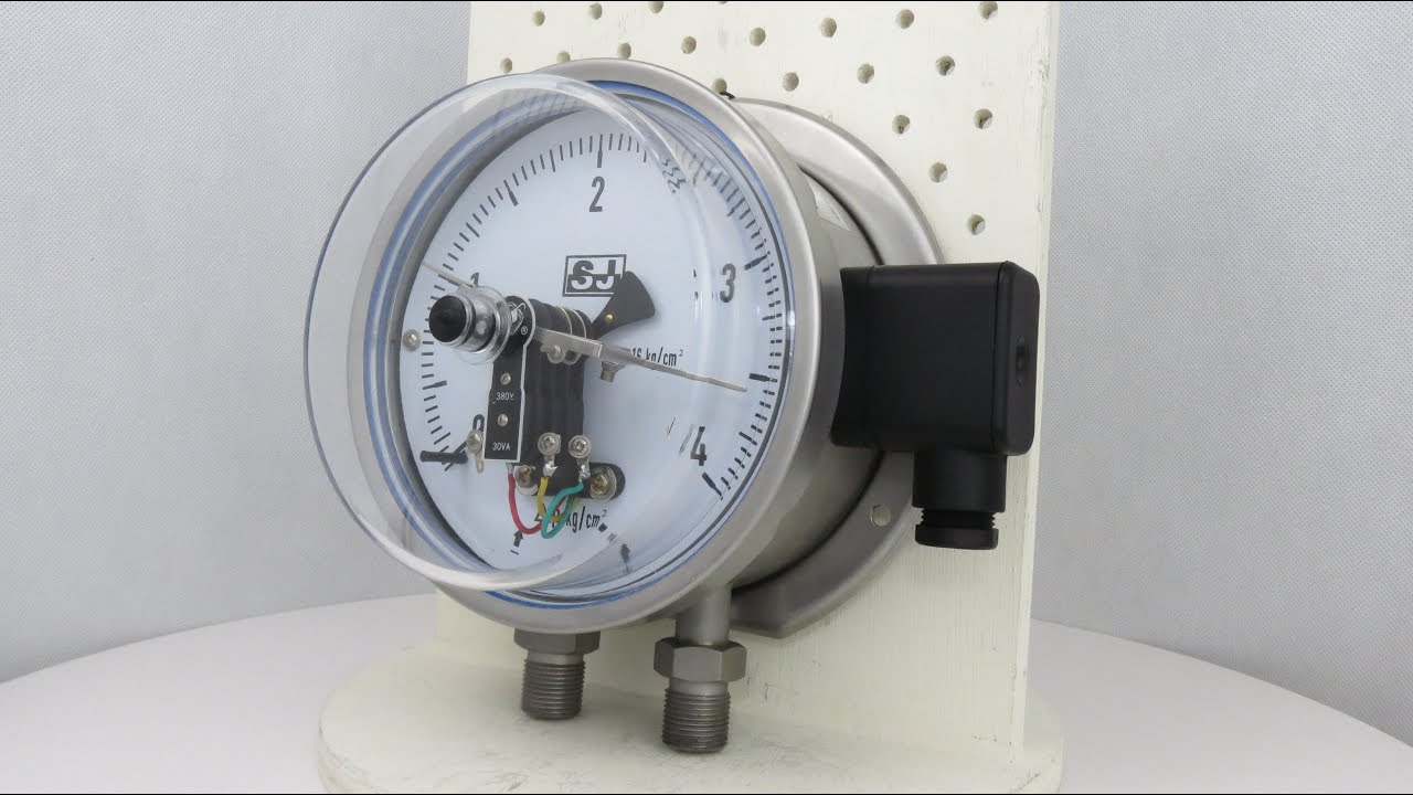 PRBD | Differential Pressure Gauge, Bellow Tube, 6" with Electric ...