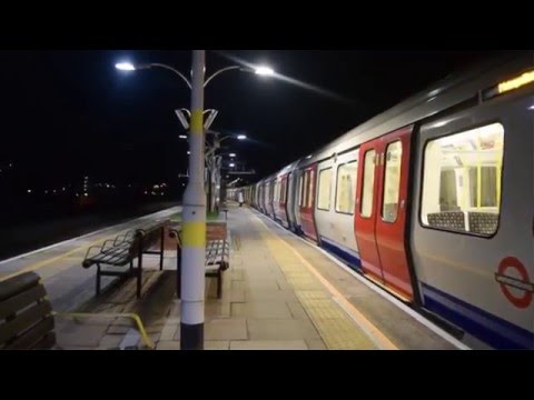 London Underground Metropolitan line S8 stock arrives at Northwick Park ...