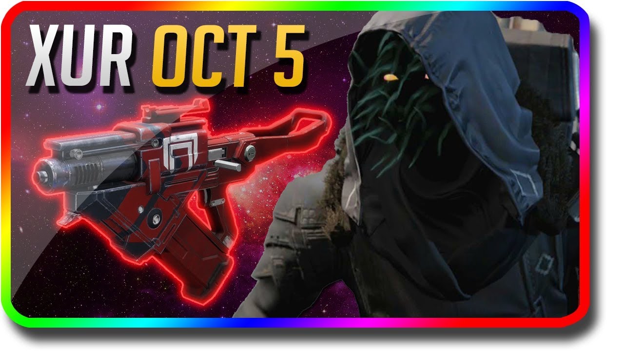 Destiny 2 - Xur Location & Xur Exotic Inventory "Skyburner's Oath" 10/5 ...