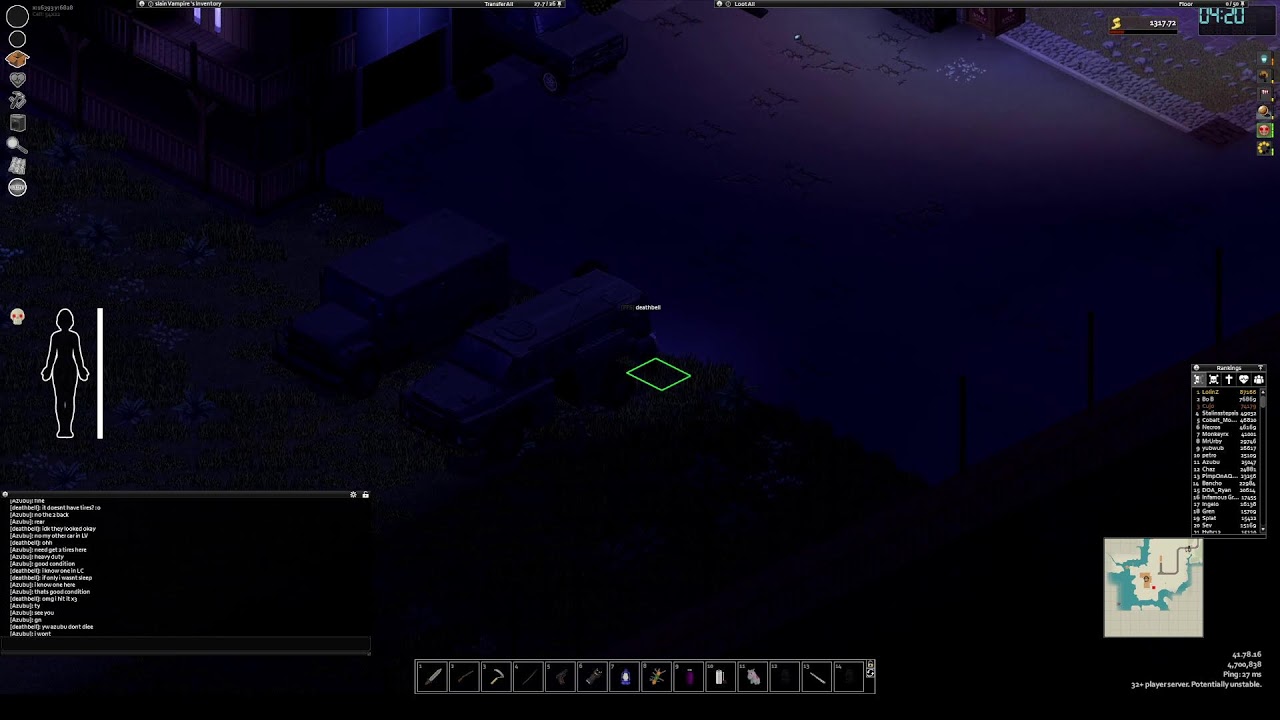 Project Zomboid - APA get threads and drive motorcycle - YouTube