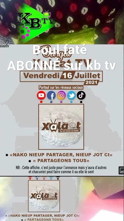 dj PAPA PRO vs xalat tv sur SUR emision 100%ARTISTE SUR KB tv sargal xlt tv ABONNÉ VOUS SUR kb ...