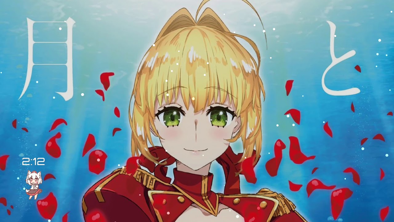 Fate/EXTRA Last Encore Ending Full (Sayuri - Tsuki to Hanataba) - YouTube
