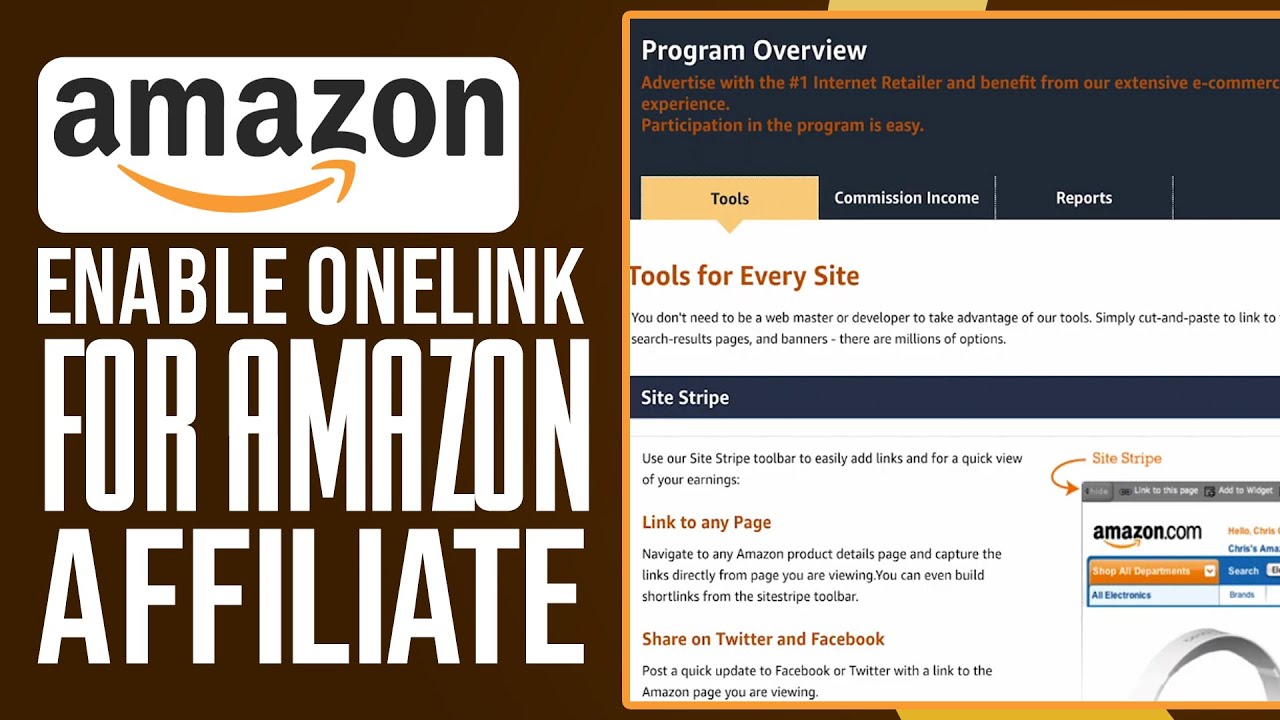 How To Enable Amazon Onelink For Amazon Affiliate (2025) Easy Tutorial ...