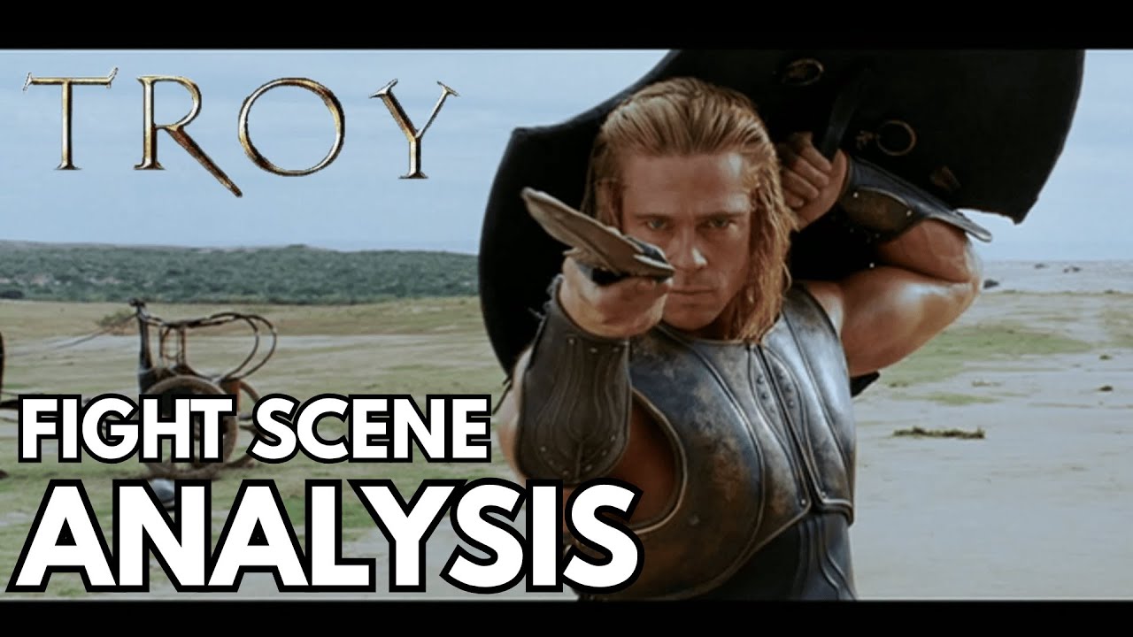 FIGHT SCENE ANALYSIS - Achilles vs Hector - TROY - YouTube