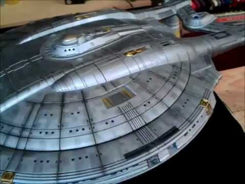 Star Trek Enterprise NX-01 scale model build #7 - YouTube