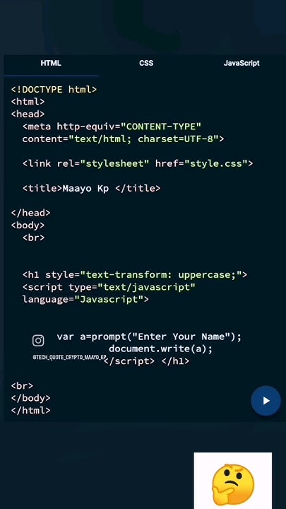 Basic Program Content Type In Htmlhtml Htmlcoding Codinggyan Youtubeshorts Viral 