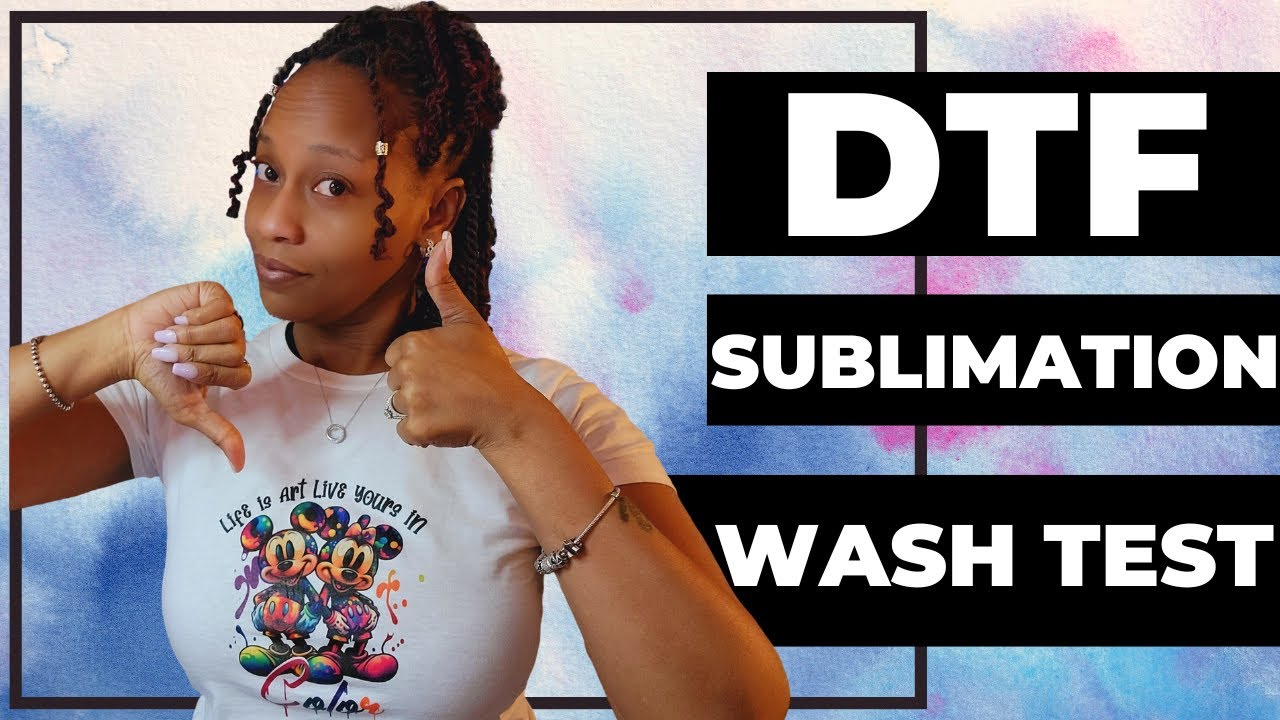 DTF SUBLIMATION WASH TEST AND RESULTS | SUBLIMATING ON 100% COTTON ...