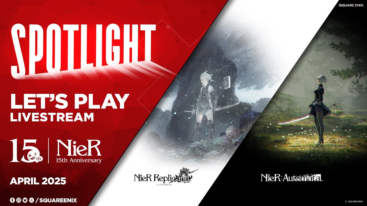 Square Enix Spotlight | Let's Play NieR Series 15th Anniversary ...