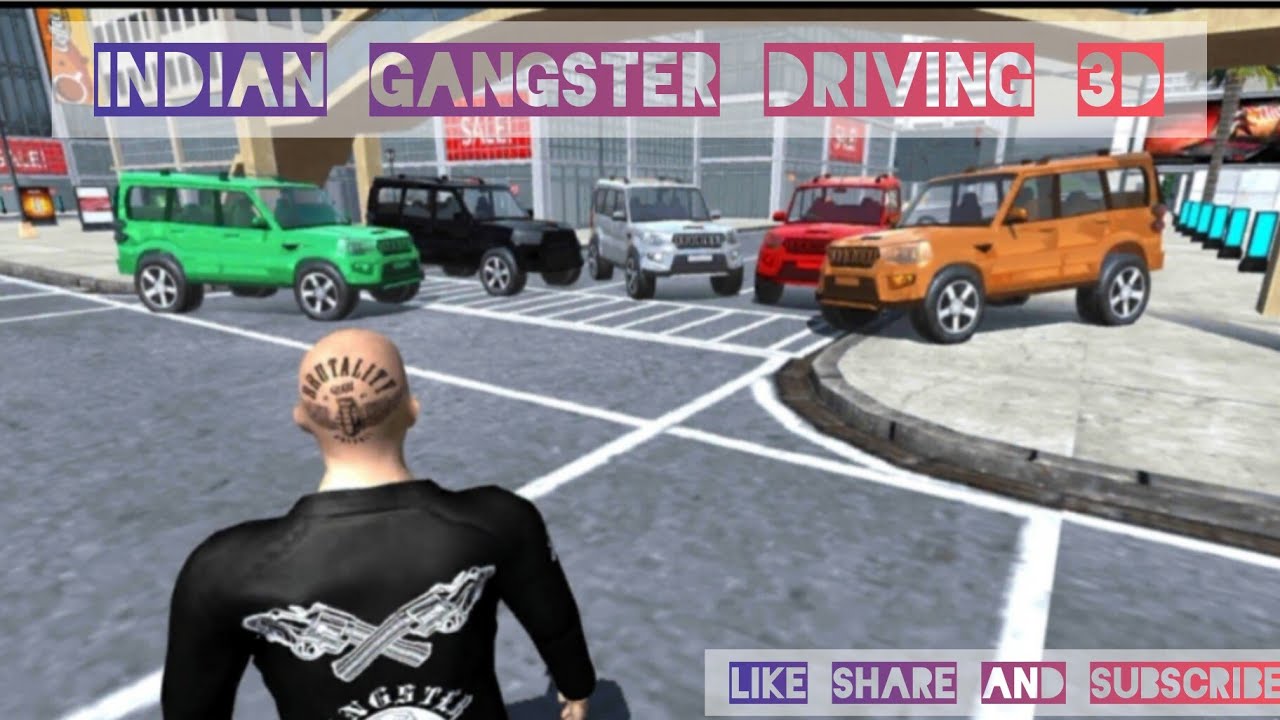 Playing Indian Gangster Driving 3d #mythpat #technogamerz # ...