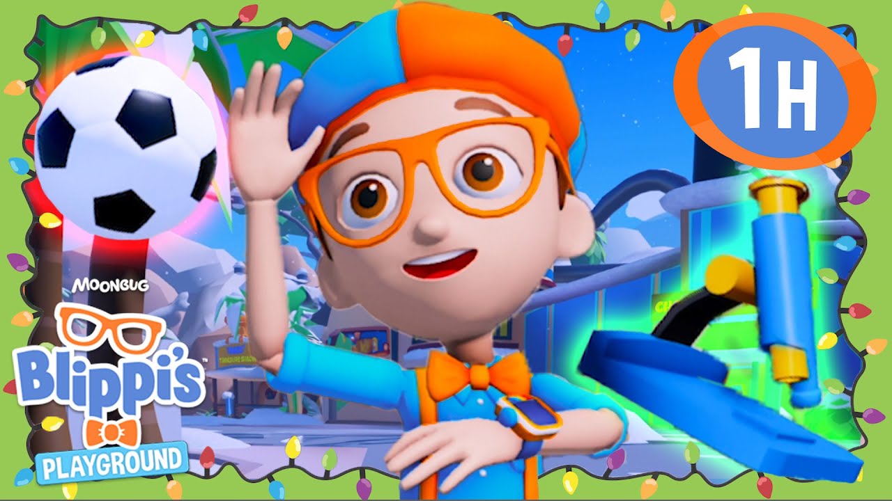 🎅🏻 BLIPPI'S ROBLOX CHRISTMAS! 🎁 | Blippi Finds Presents in the ...
