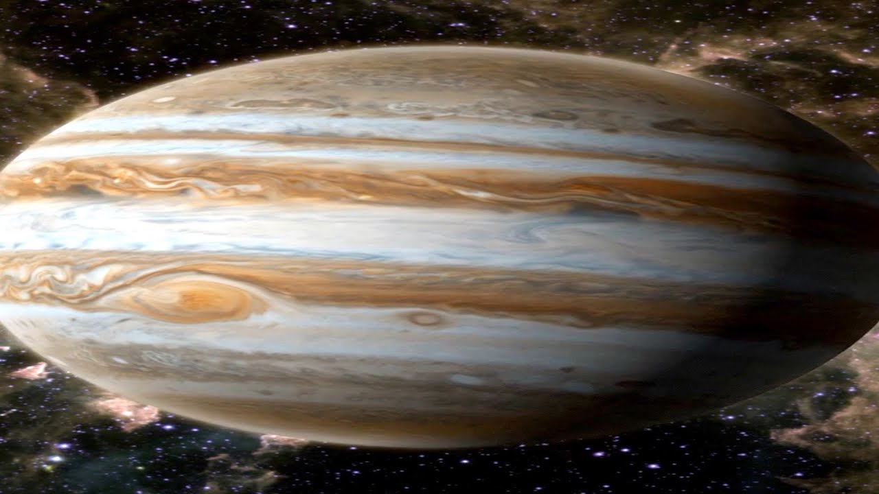 Jupiter May Have Once Been Flat, According to New Study - YouTube