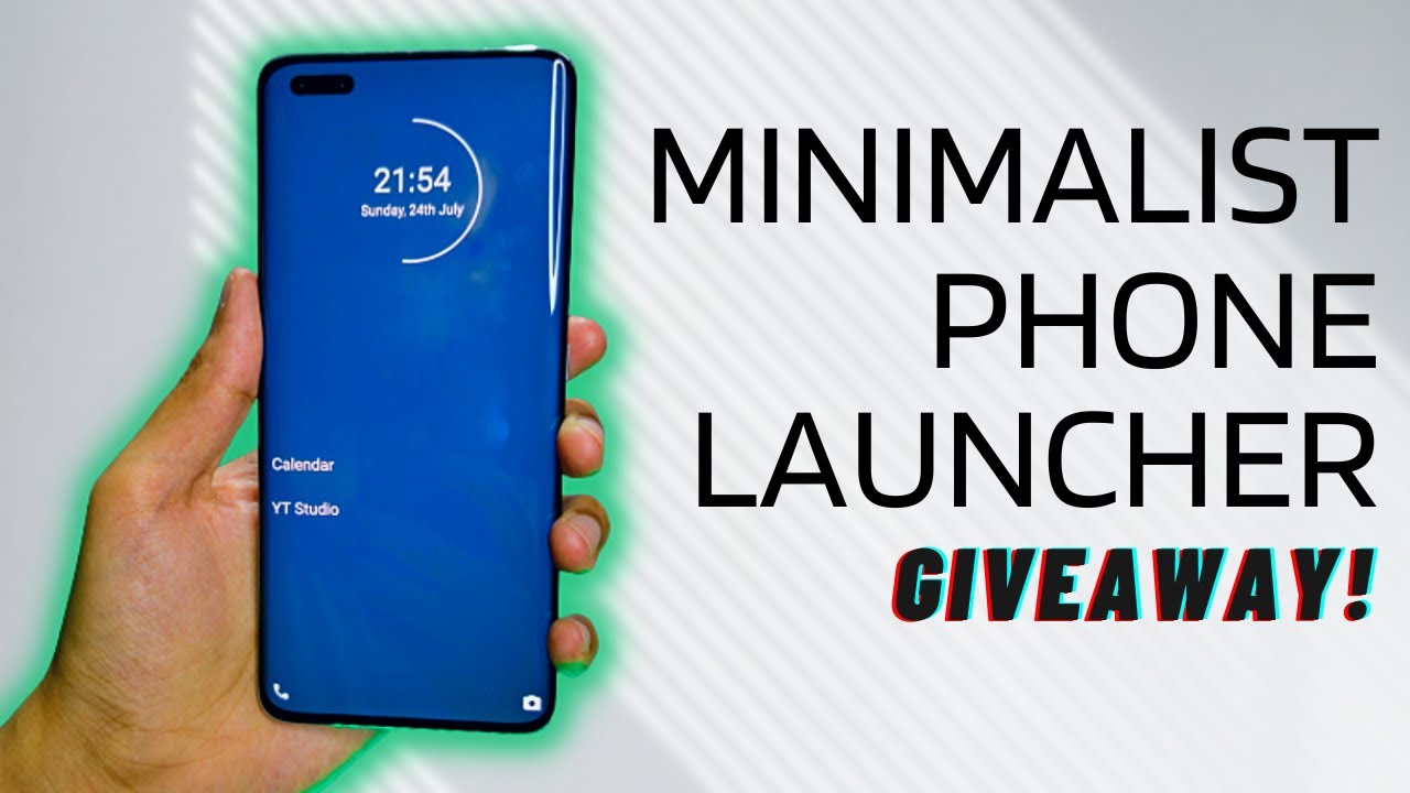 Minimalist Phone Launcher Giveaway and Overview - YouTube