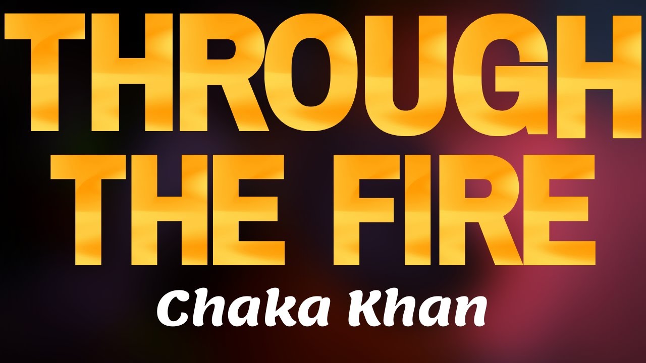 Through the fire Chaka Khan Karaoke - YouTube