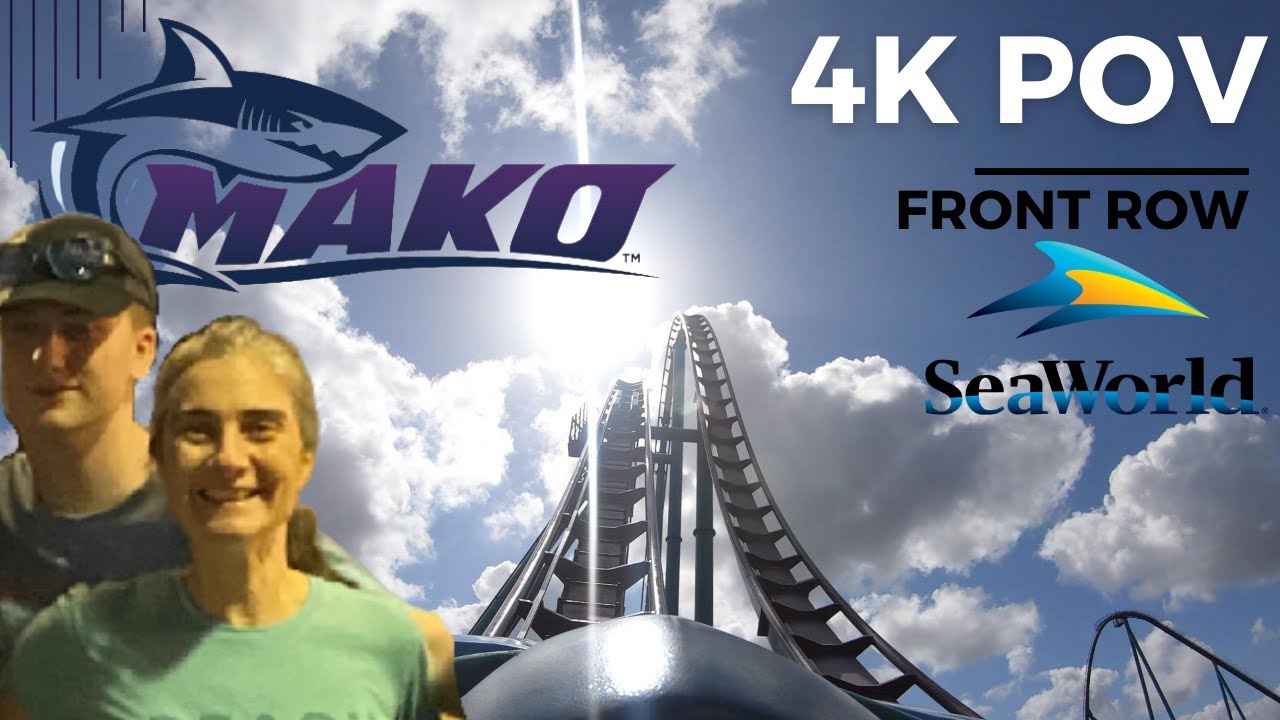 SeaWorld Orlando: Mako Front Row Onride POV 4K - YouTube