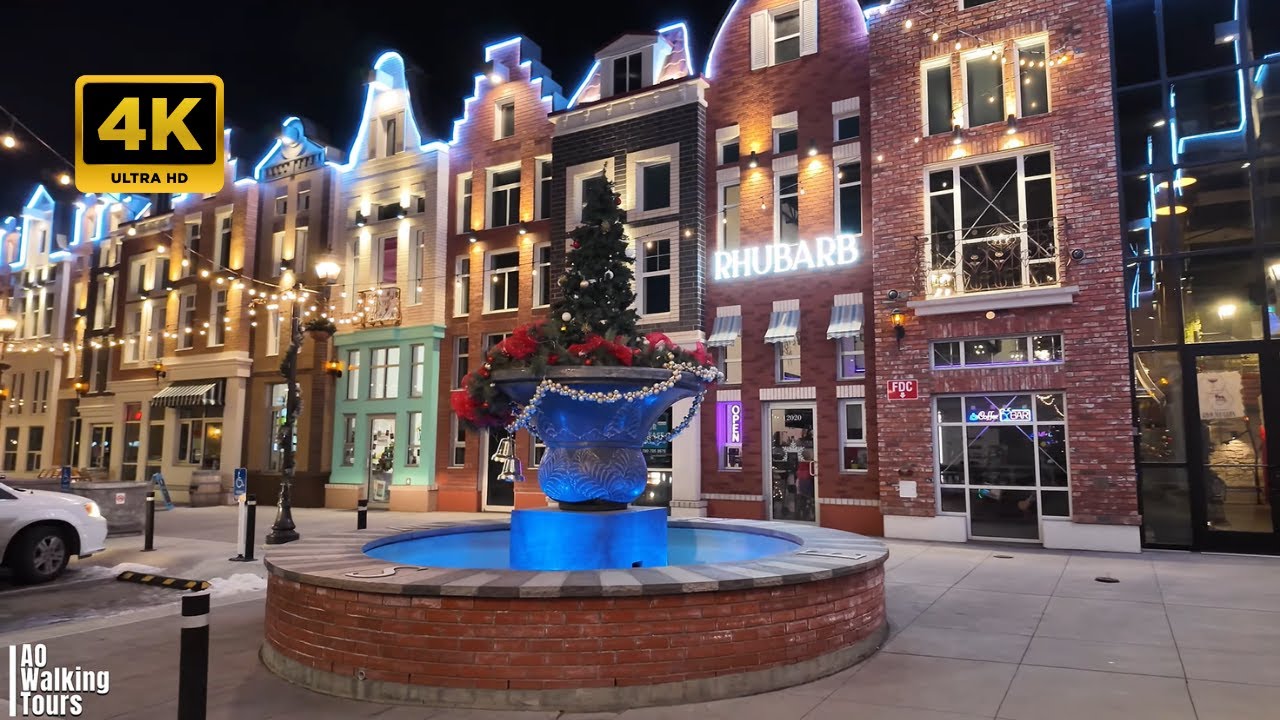 Manchester Square Walking Tour Edmonton, Alberta, Canada 4K - YouTube
