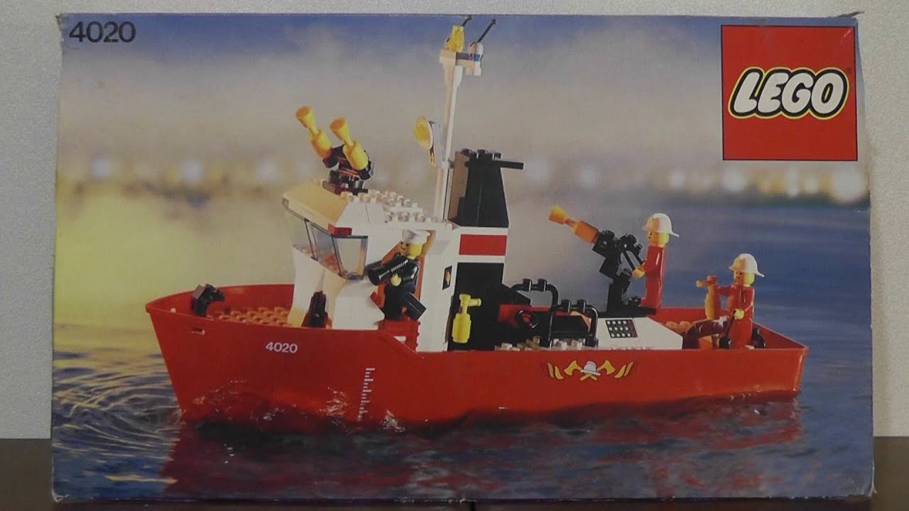 LEGO 4020 Fire Fighter 1987 - YouTube