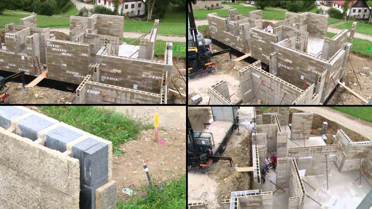 isospan Baustoffwerk GmbH - Versetzen Fertigwandmodule - YouTube